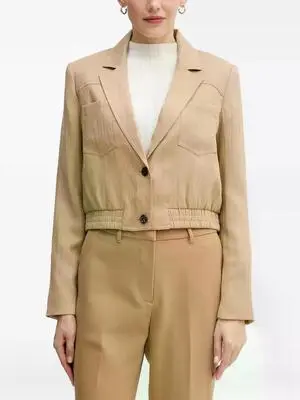 Dkny Notched Lapel Jackets For Women