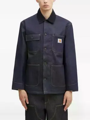 Carhartt Work In Progress Buttoned Corduroy-collar Jacket
