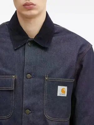 Carhartt Work In Progress Buttoned Corduroy-collar Jacket