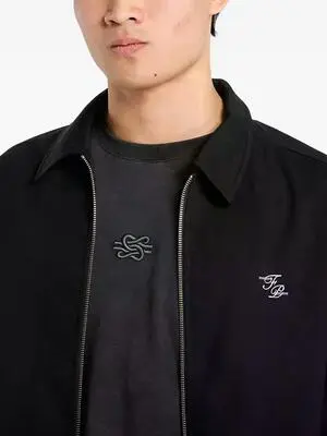 Filling Pieces Twill Embroidered Coach Jacket
