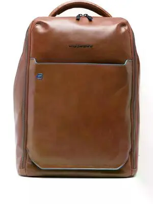 PIQUADRO Logo-detail Backpack - Brown