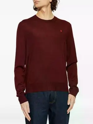 Alexander McQueen Logo-embroidered Sweater - Red
