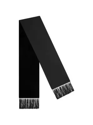 TOM FORD Fringed Scarf - Black