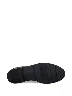 BALDININI Leather Penny Loafers - Black