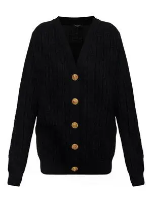 Balmain Textured Virgin Wool Knitwear