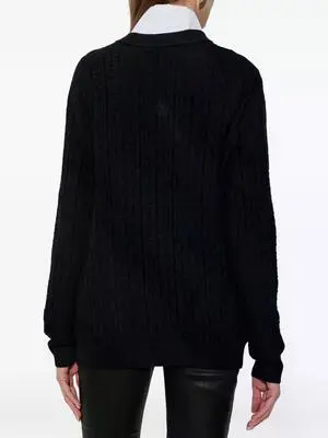 Balmain Textured Virgin Wool Knitwear