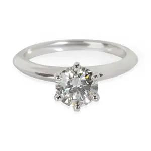 Tiffany & Co. Solitaire 1.00 Ctw Diamond Ring - Platinum