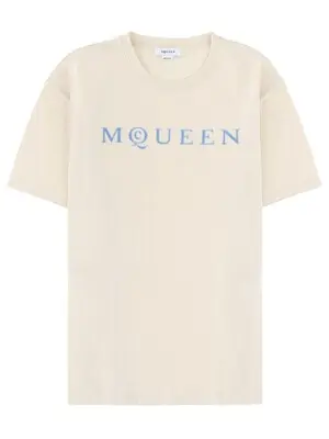 Alexander Mcqueen Logo T-shirts For Men