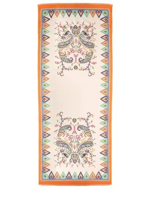 Etro Scarf With Floral Paisley Pattern - Multicolour