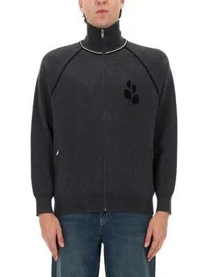 MARANT Logo Sweatshirt - Grey