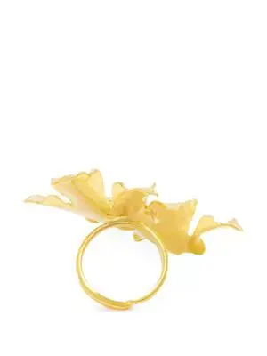 LYNYER Mystic Leaf Embellished Ring