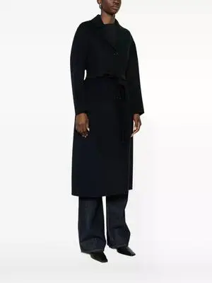 Max Mara Belted Coat - Blue