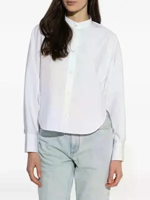 Givenchy Collarless Button Shirt