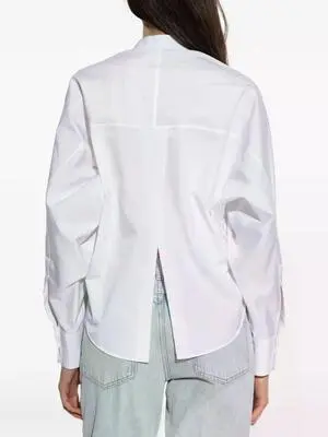 Givenchy Collarless Button Shirt