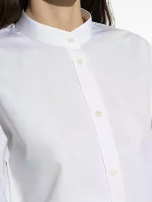 Givenchy Collarless Button Shirt