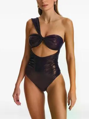 SOFIA ERHAN Aura One-shoulder Swimsuit - Purple
