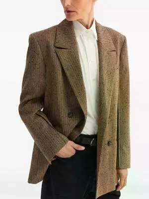RÓHE Herringbone Double-breasted Blazer