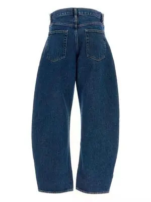 FRAME Five-pocket High-rise Wide Leg Jeans