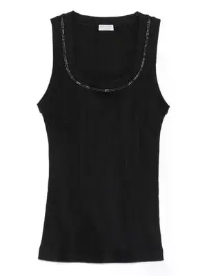 Brunello Cucinelli Textured Camis Tanks For Women