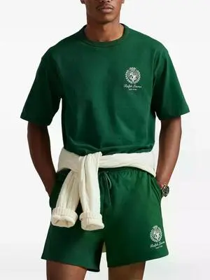 Polo Ralph Lauren Crest-embroidered Jersey T-shirt - Green