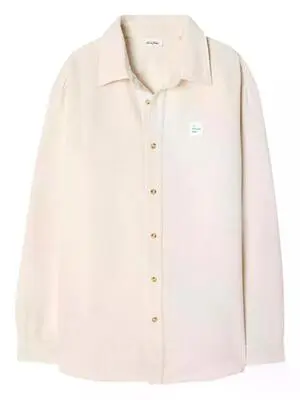 American Vintage Afaz Buttoned Long-sleeved Shirt - Neutrals