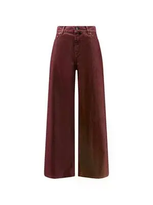 GOLDEN GOOSE Star Wide Leg Jeans