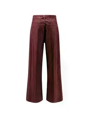 GOLDEN GOOSE Star Wide Leg Jeans