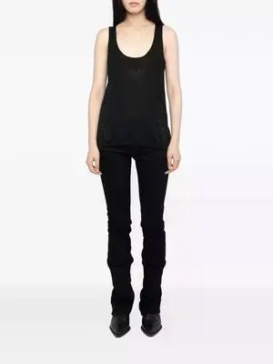 Zadig&Voltaire Lee Rhinestone Tank Top