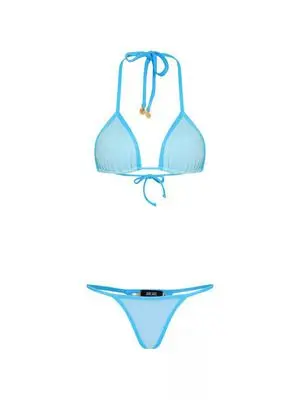 AMIR SLAMA Triangle Trim Bikini - Blue