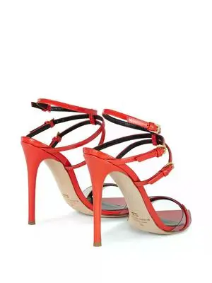 Elisabetta Franchi Stiletto Leather Sandals