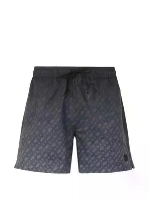 BOSS Monogram Swim Shorts - Grey