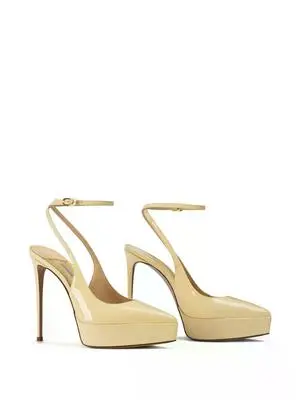 LE SILLA Uma Slingback Platform-heel Pumps