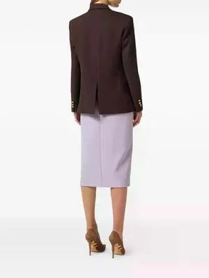 Elisabetta Franchi Double-breasted Blazer With Gold-tone Buttons
