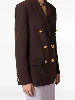 Elisabetta Franchi Double-breasted Blazer With Gold-tone Buttons