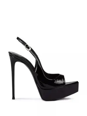 LE SILLA Peep-toe Slingback Pumps