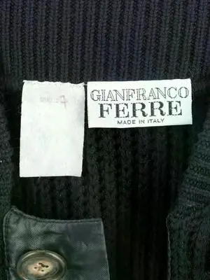 Gianfranco Ferre Reversible Hooded Knit Jacket