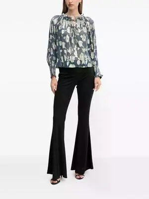 HOSS INTROPIA Floral-print Ruffled Top
