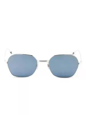 Thom Browne Geometric Frame Sunglasses - Silver
