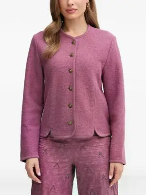 HOSS INTROPIA Heart-embellished Button-down Jacket