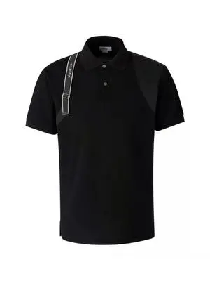 Men's Alexander Mcqueen Black Polos