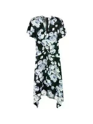 Floral V-Neck Dresses