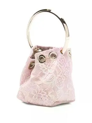 JIMMY CHOO Micro Bon Bon Bucket Bag