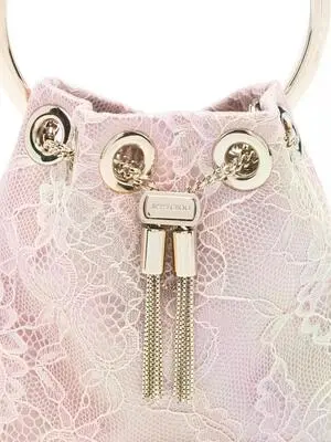 JIMMY CHOO Micro Bon Bon Bucket Bag