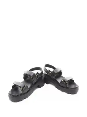 Dior Dioract Platform Sandals - Black