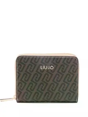 Liu Jo Monogram Zip Wallet - Brown
