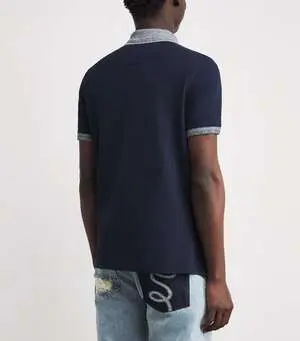 Barbour Cotton Marlton Polo Shirt - Navy