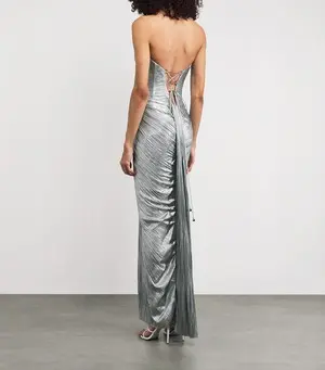 MARIA LUCIA HOHAN Silk Alessandra Maxi Dress