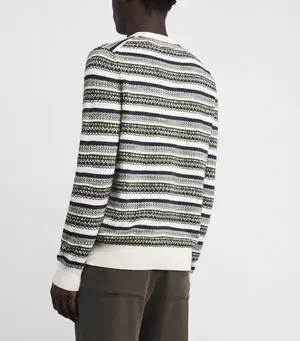 Barbour Cotton Fair Isle Sweater - White