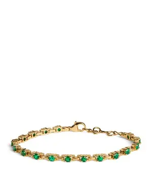 AZLEE Large Pirouette Bracelet - Gold