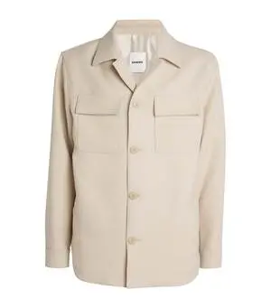 Men's Beige Overshirts